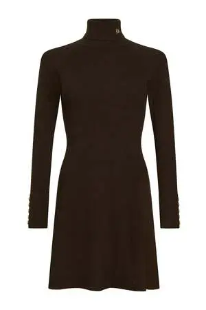 Holland Cooper Aspen Knitted Dress Olive 's