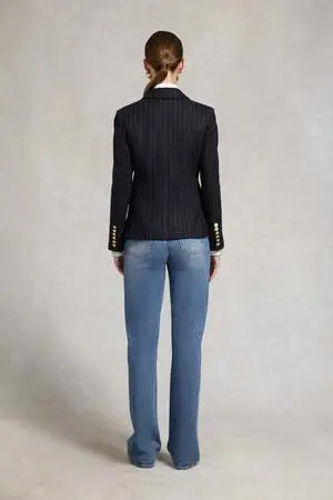 Holland Cooper Knightsbridge Blazer Chalk Pinstripe