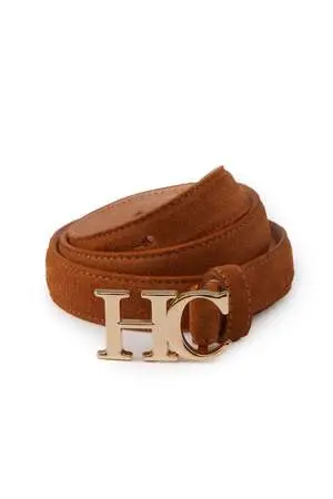 Holland Cooper Atelier Ultra Slim Belt Suede 's 2-4 's