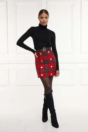 Holland Cooper Knightsbridge Skirt Tartan 's