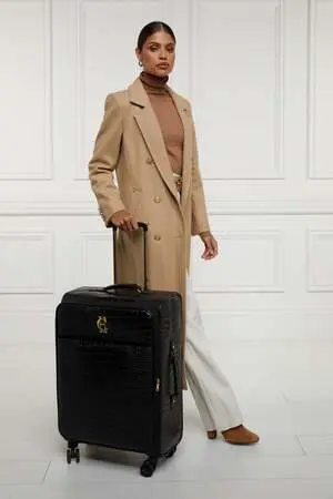 Holland Cooper Knightsbridge Large Suitcase Croc