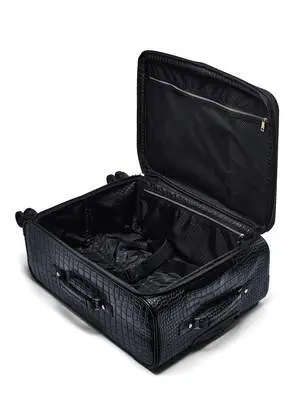 Holland Cooper Knightsbridge Large Suitcase Croc