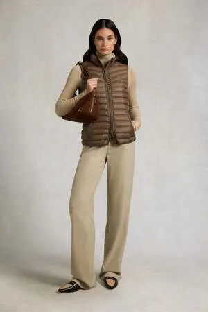 Holland Cooper Lightweight Puffer Gilet - Chestnut