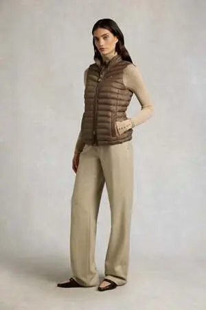 Holland Cooper Lightweight Puffer Gilet - Chestnut