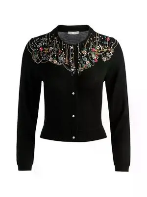 Alice + Olivia Dollie Embellished Cardigan