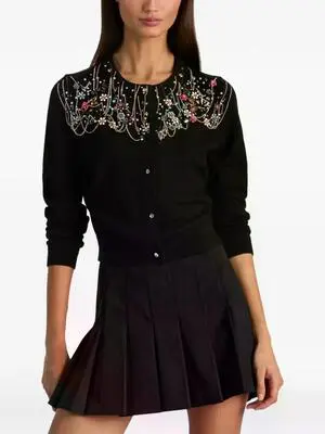Alice + Olivia Dollie Embellished Cardigan