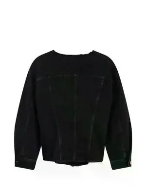 3x1 Pick Dumbo Collarless Denim Jacket