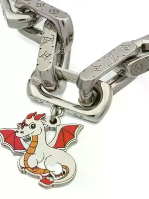 LOUIS VUITTON Dragon-pendant Necklace