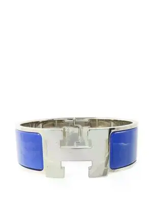 Hermès Clic-clac H Engraved-logo Bracelet