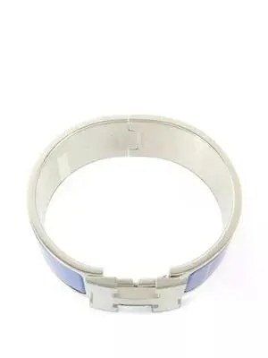 Hermès Clic-clac H Engraved-logo Bracelet