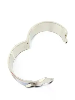 Hermès Clic-clac H Engraved-logo Bracelet