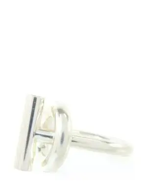 Hermès Echappee Engraved-logo Ring