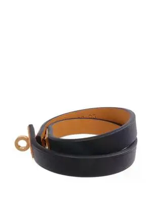 Hermès Kelly Leather Wrap Bracelet