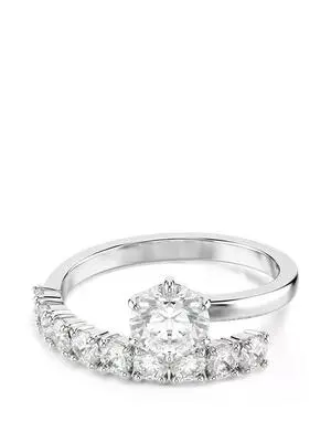 SWAROVSKI Matrix Cubic-zirconia Wrap-around Open Ring - Silver