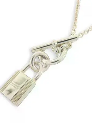 Hermès Padlock Pendant Necklace