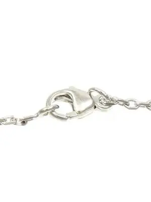 Hermès Mini Pop H Enamel Necklace - Silver