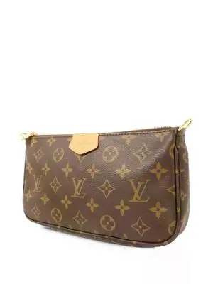 LOUIS VUITTON Multi Pochette Accessoires Monogram Clutch Bag - Brown