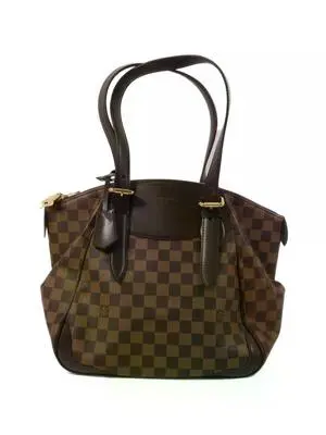 LOUIS VUITTON Mm Verona Damier Ebene Shoulder Bag - Brown