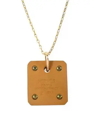 Hermès As De Coeur Heart-pendant Necklace