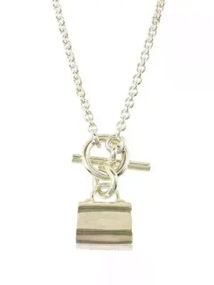 Hermès Kelly Amulettes Necklace - Silver