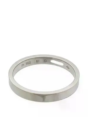 Cartier C De Engraved-logo Ring