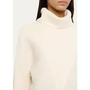 Simkhai Orlienne Ribbed Turtleneck Wrap Sweater