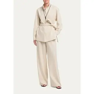 TWP Hudson St Cashmere-blend Pants
