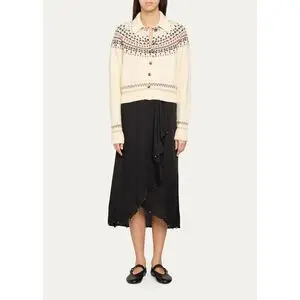 Isabel Marant Étoile Vanille Wrap Midi Skirt