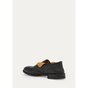 Balenciaga X Jm Weston Leather Wingtip Brogues