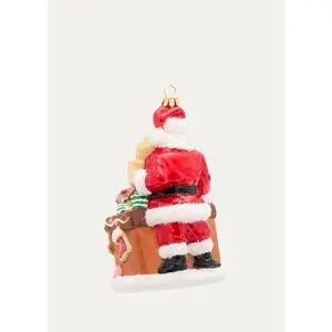 IMPULS Glass Santa Gingerbread Ornat