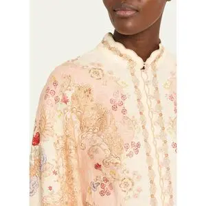 Zimmermann Daylight Long-sleeve Mini Dress