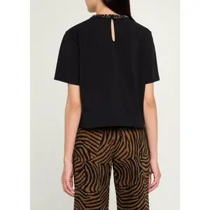 Veronica Beard Sebastian Jewel-neck T-shirt