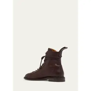 Versace Leather Brogue Boots