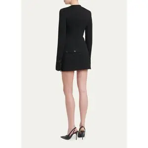 FERRAGAMO Diagonal Wool Single-breasted Coat