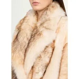 YVES SALOMON Lamb Shearling Double-breasted Short Coat