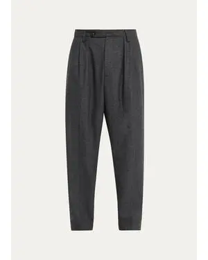 Massimo Alba Relaxed-leg Pleated Trousers