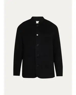 Officine Générale Simao Double Split Wool Overshirt
