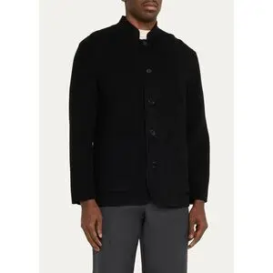 Officine Générale Simao Double Split Wool Overshirt