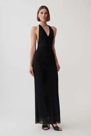 Meshki Valentine Diamante Maxi Dress