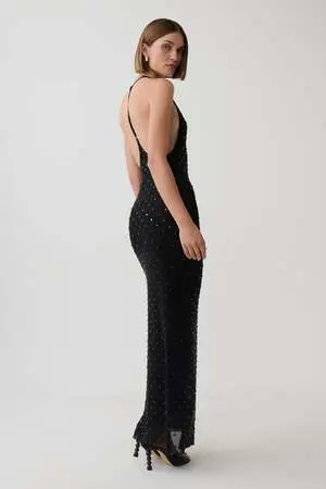 Meshki Valentine Diamante Maxi Dress