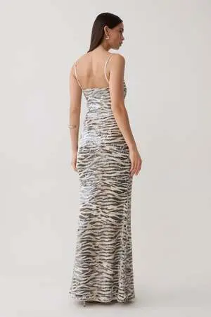 Meshki Deborah Sequin Maxi Dress
