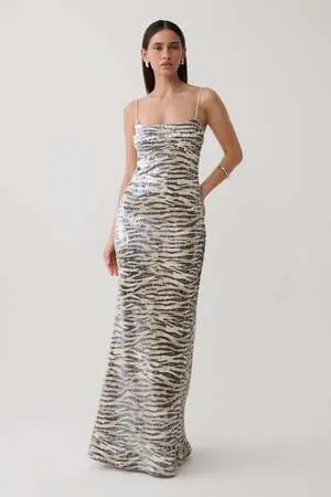Meshki Deborah Sequin Maxi Dress