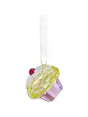 SWAROVSKI Holiday Cheers Dulcis Cupcake Ornament - Yellow