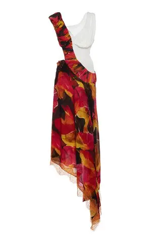 Christopher Esber Palma Verve Asymmetric Silk Maxi Dress