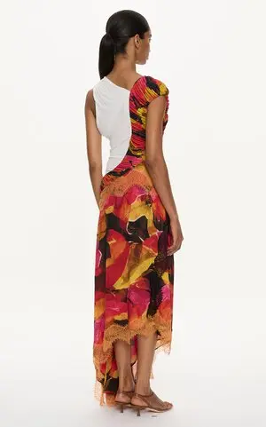 Christopher Esber Palma Verve Asymmetric Silk Maxi Dress