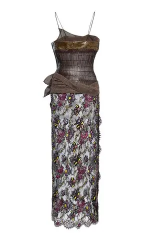 Christopher Esber Morpho Twitch Maxi Dress