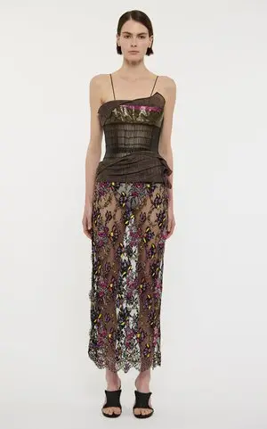Christopher Esber Morpho Twitch Maxi Dress