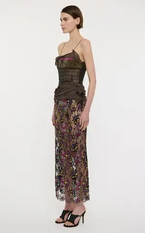 Christopher Esber Morpho Twitch Maxi Dress