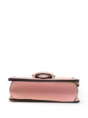 Loewe 2018 Small Leather Gingham Barcelona Crossbody Bag
