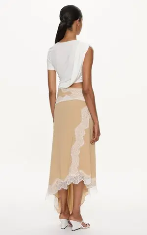 Christopher Esber Verve Twisted Tank Asymmetric Silk Maxi Dress
